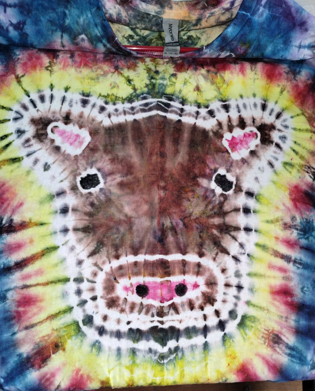 Cow Tie Dye Handmade Shirt/custom Listing - Etsy