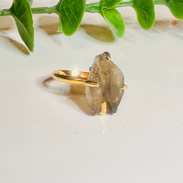 Smokey Quartz Ring Etsy