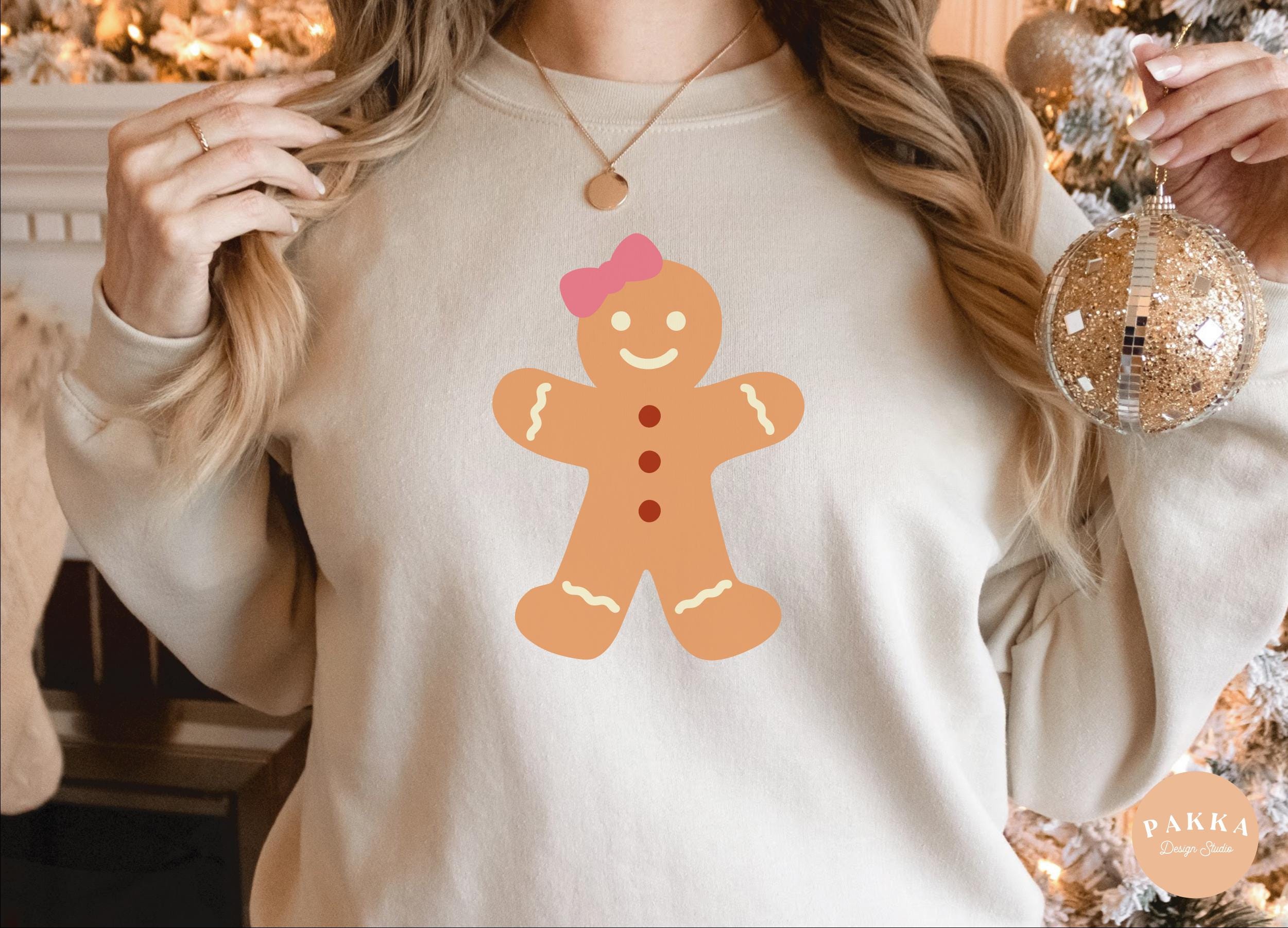 Cute Gingerbread Boy and Girl Svg, Christmas Gingerbread Svg,kids ...