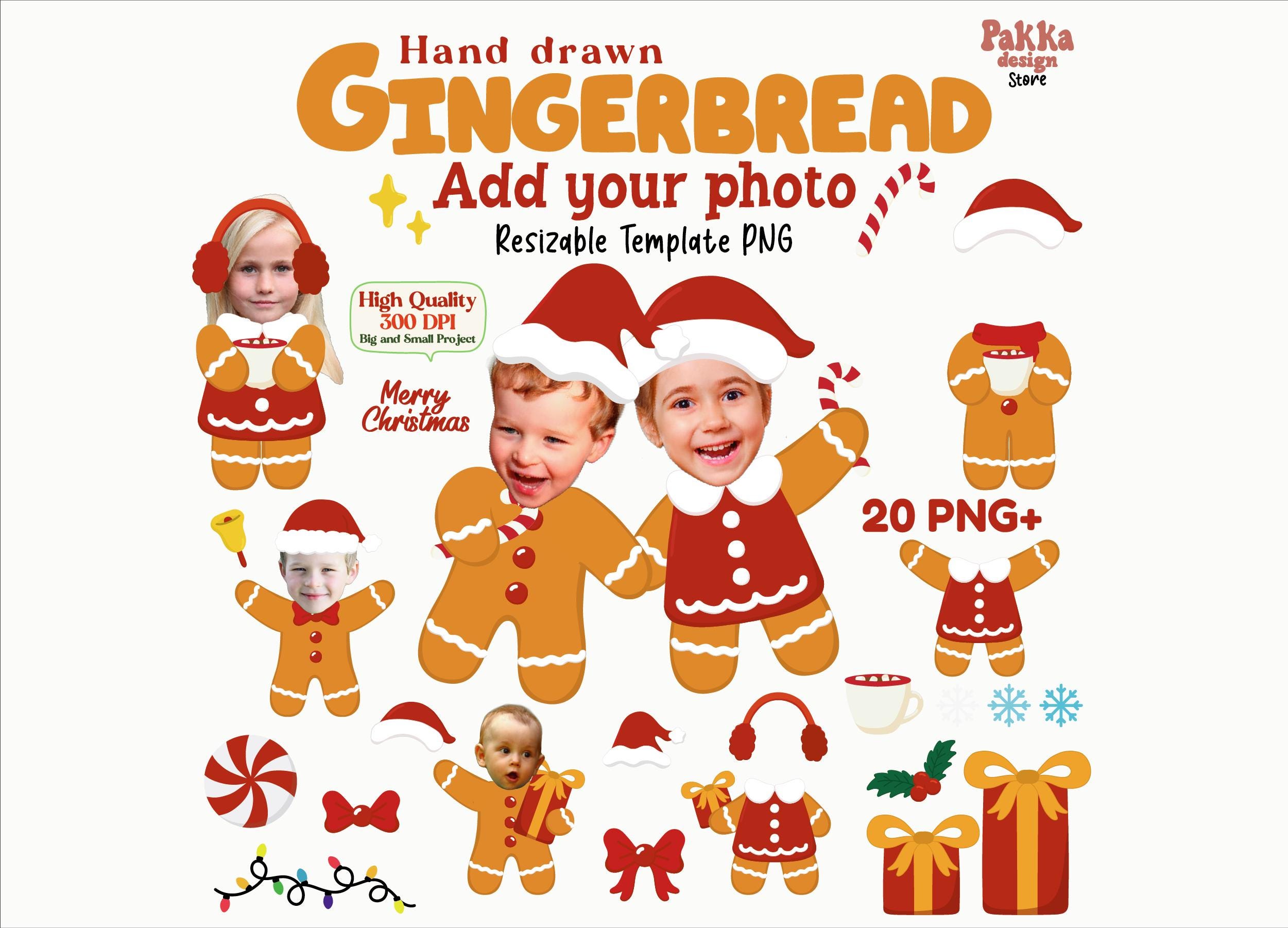 Gingerbread Yourself Christmas Templates | Classroom Door Decor | Add ...