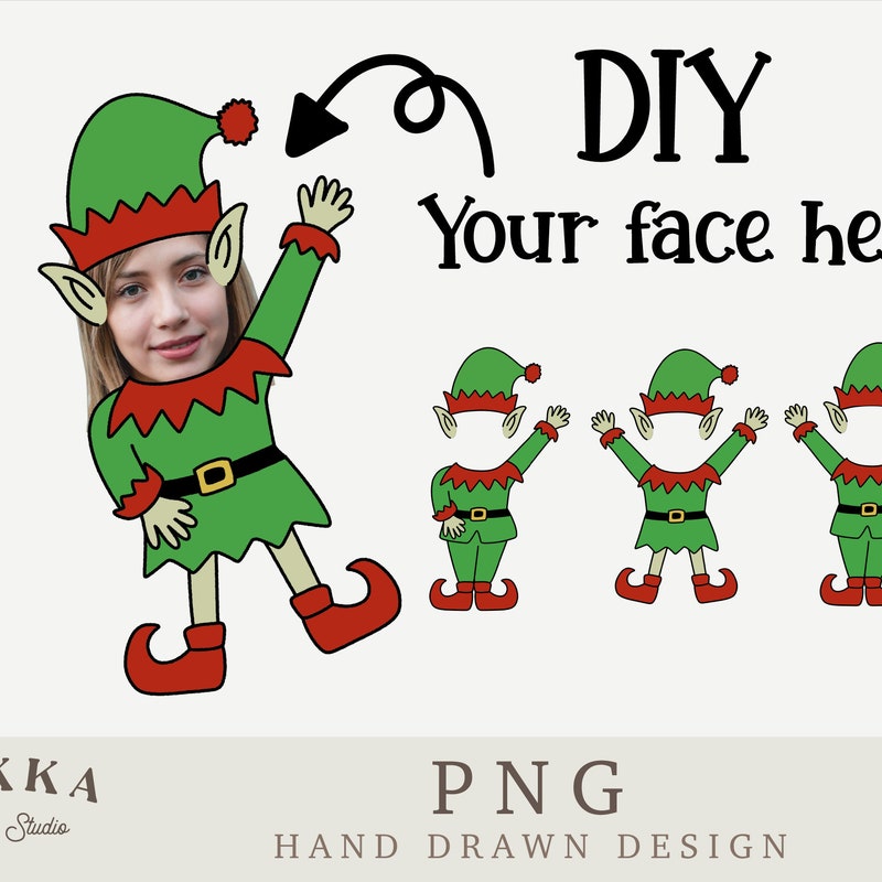 Elf Face Svg - Etsy