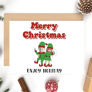 Elf Yourself Template With Dancing Pose, Face Blank Bundle,diy Photo ...