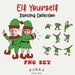 Elf Yourself Template With Dancing Pose, Face Blank Bundle,diy Photo ...