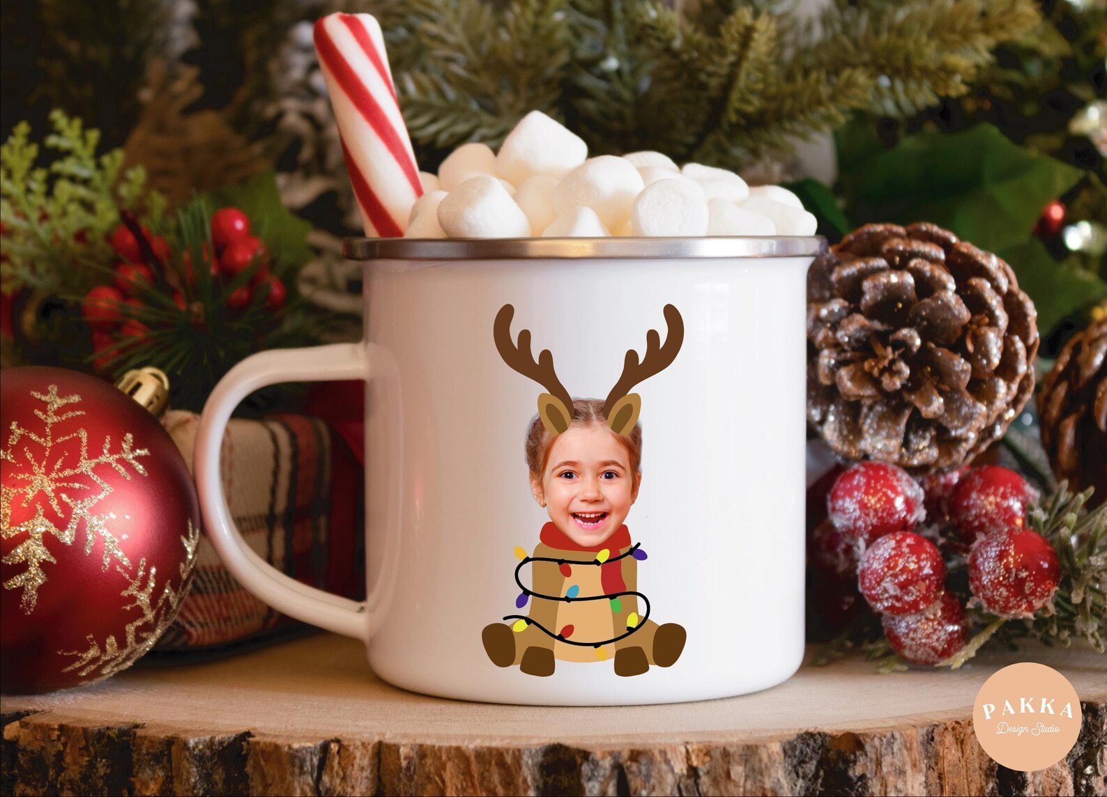 Christmas Add Your Own Photo, Reindeer Yourself,xmas Craft for Kids ...