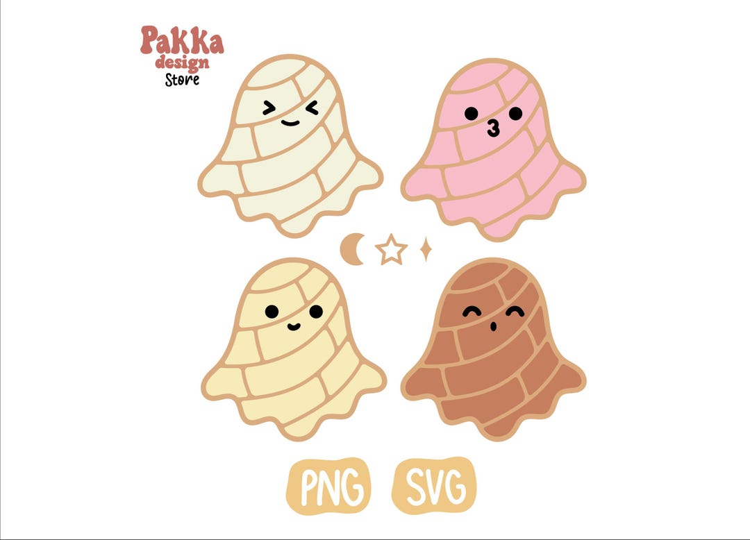 Ghost Conchas Svg,mexican Ghost Png,sublimation Bundle,layered Cricut ...
