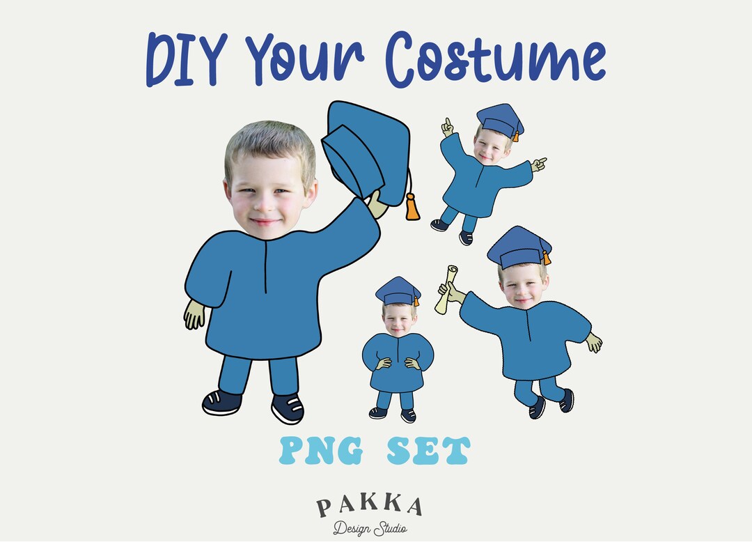 Kindergarten Graduation Template, Boy Gift,printable Craft,diy Greeting ...