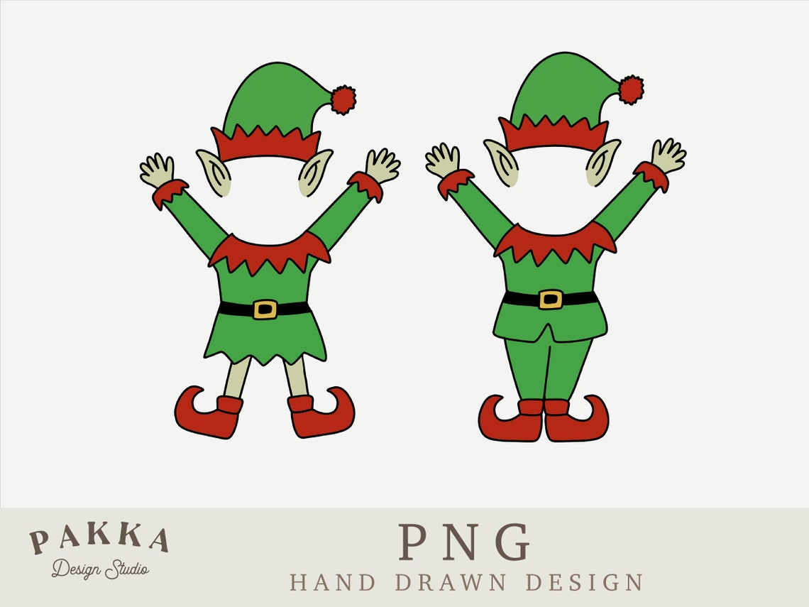 Elf Face Blank Bundle, Add Your Own Photo, Elf Photo Ornament, Diy ...