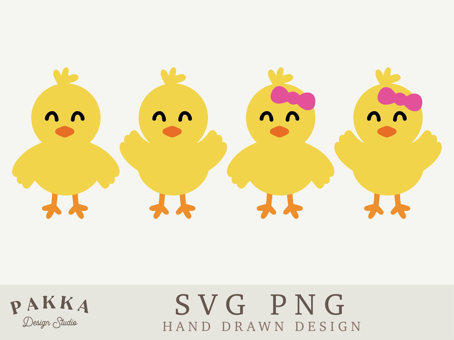 Easter Chick Svg Bundlesilhouette Chick Svg Baby Chick Clip - Etsy