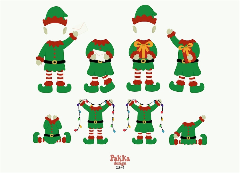 Elf Yourself Template | Editable Christmas Photo Bundle | Add Your Face ...