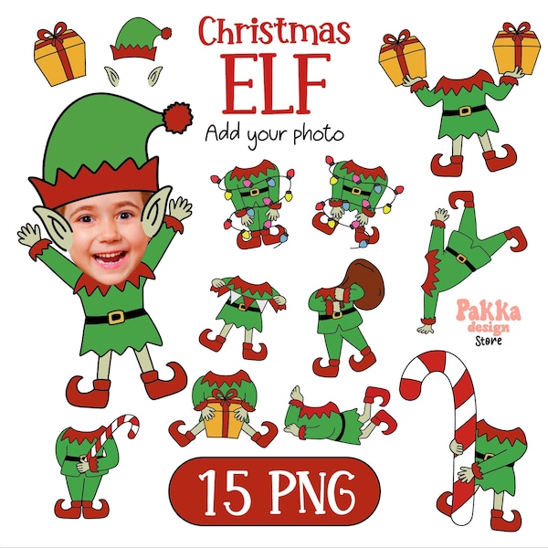 Elf Cut Outs With Photos - Etsy