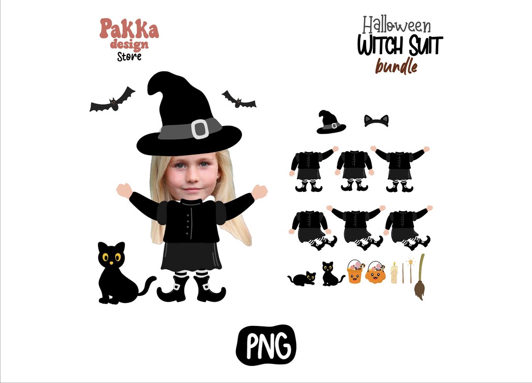 DIY Witch Face Photo Craft, Halloween Bulletin Board and Classroom ...