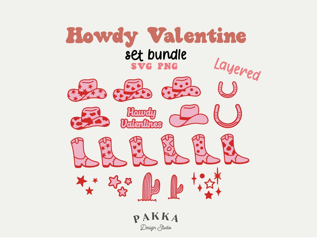 Howdy Valentine Svg,cowgirl Boot Svg,retro Valentines Day Svg,western ...