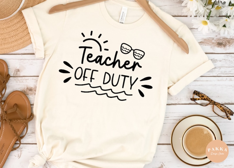 Teacher Summer Gift Svg,teacher off Duty Svg,teacher Vacation Saying ...