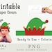 Christmas Elf Paper Crown Template , Printable Kids Craft, DIY Winter ...