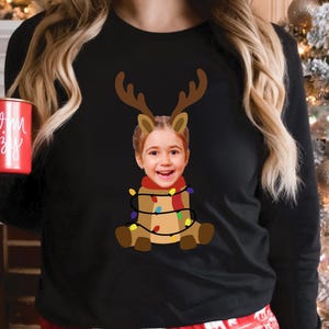 Christmas Add Your Own Photo, Reindeer Yourself,xmas Craft for Kids ...