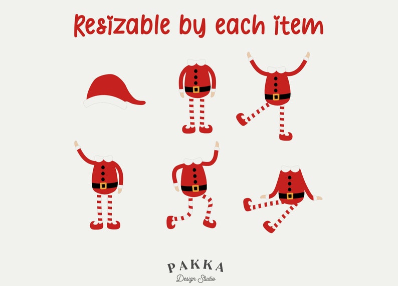 Elf Yourself Template Bundle | DIY Face Blank Photo Cutout | Elf Doll ...