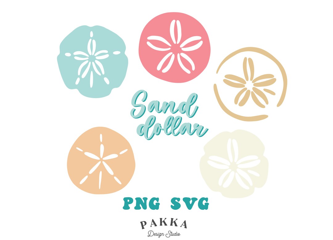 Sand Dollar Set,beach Shell,summer,png Sublimation,svg File for Cricut ...