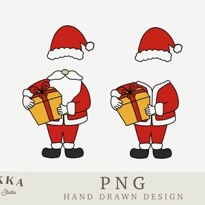 Santa Face Blank Bundle, Add Your Own Photo, Diy Template,photo Card ...