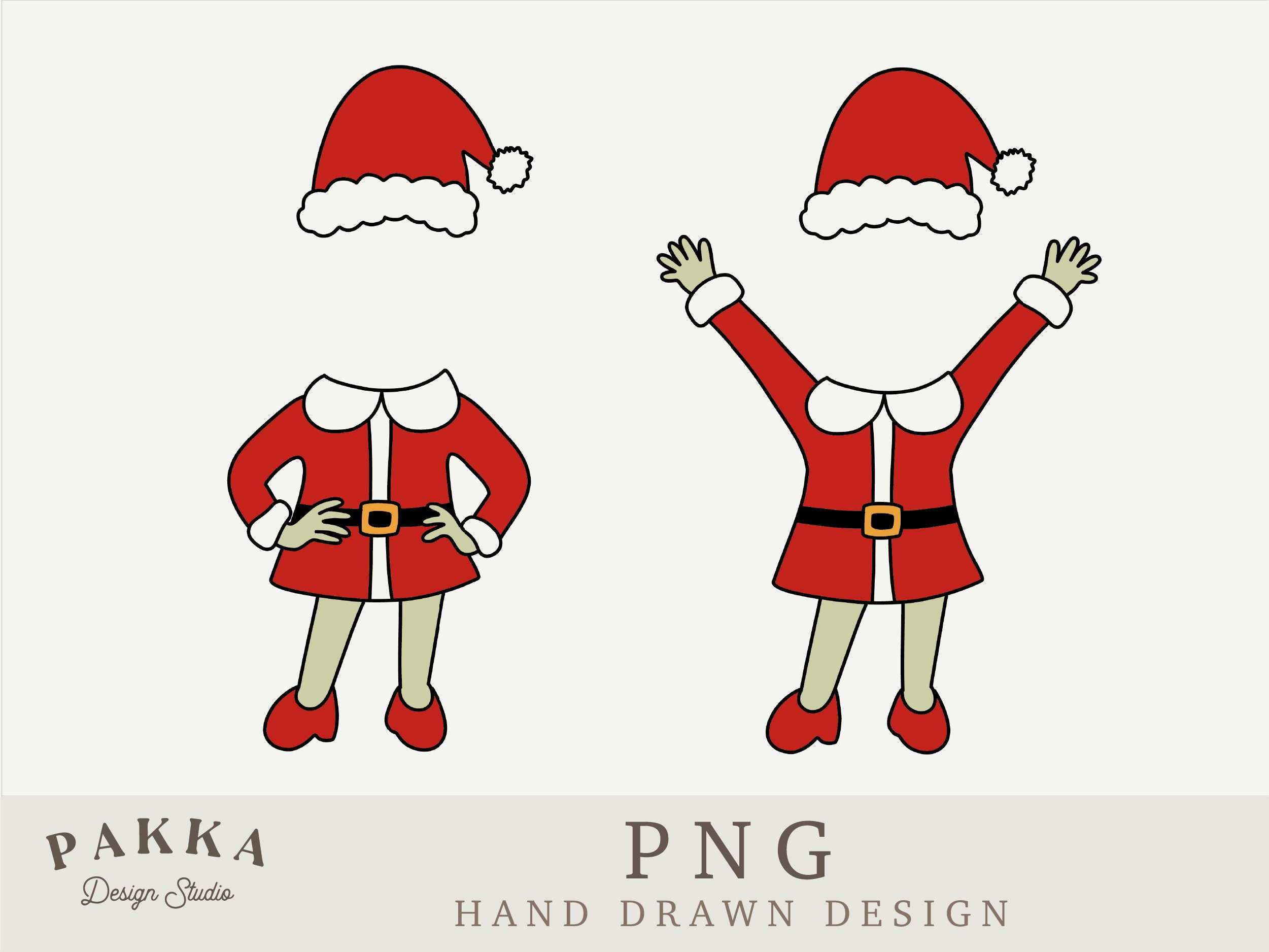 Santa Girl Face Blank Bundle, Add Your Own Photo, Diy Template,photo ...