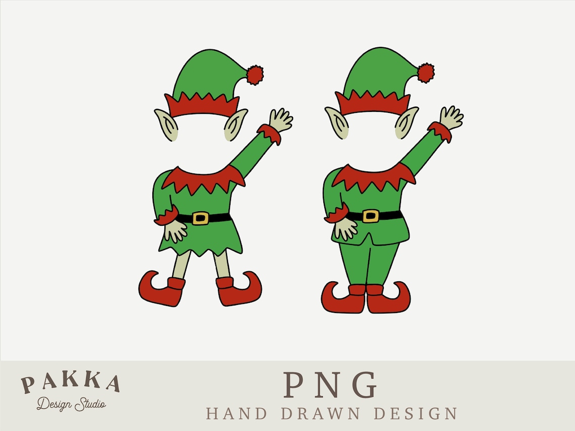 Elf Face Blank Bundle, Add Your Own Photo, Elf Photo Ornament, Diy ...