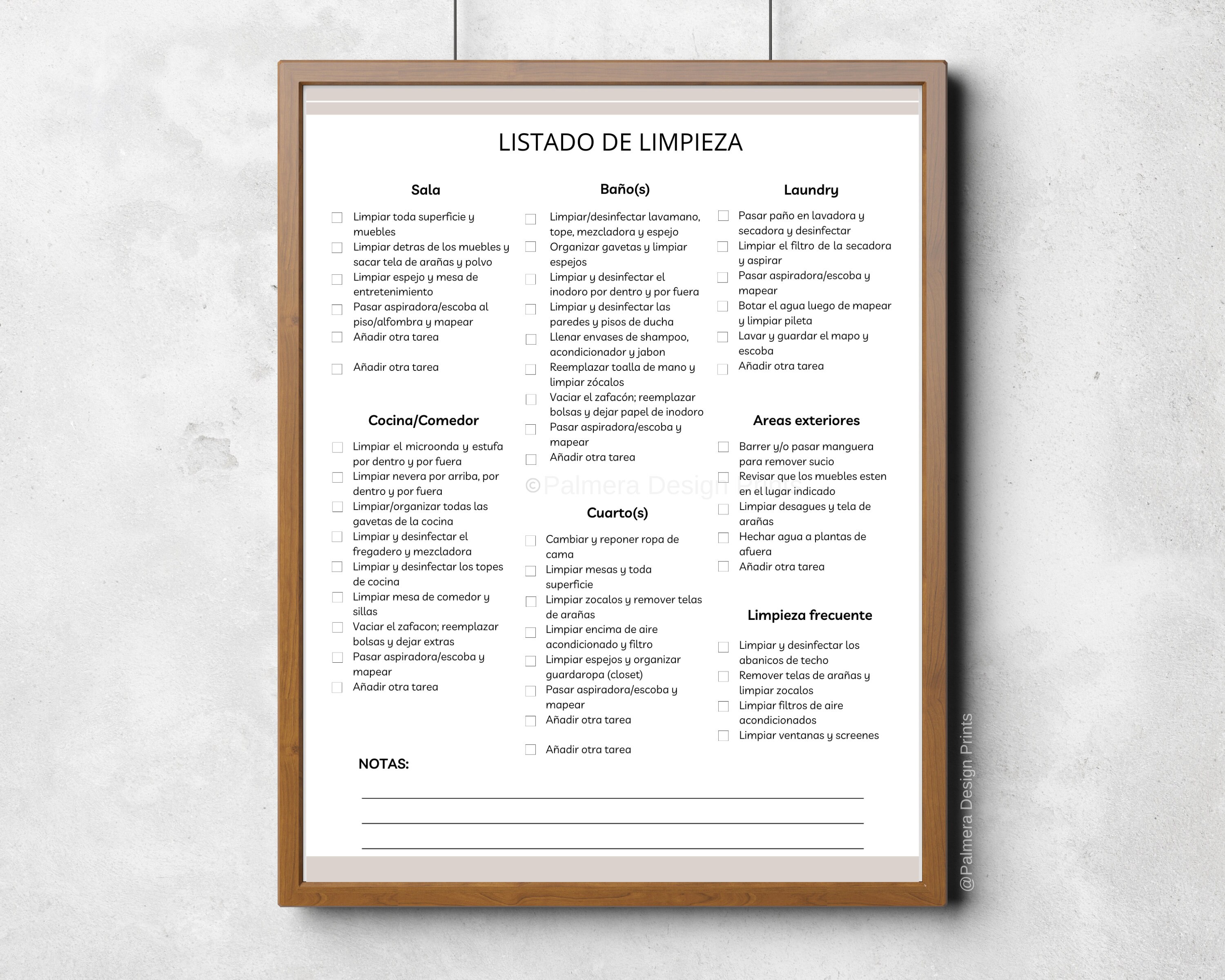 Spanish Cleaning Checklist, Editable Cleaning Planner, House Cleaning ...