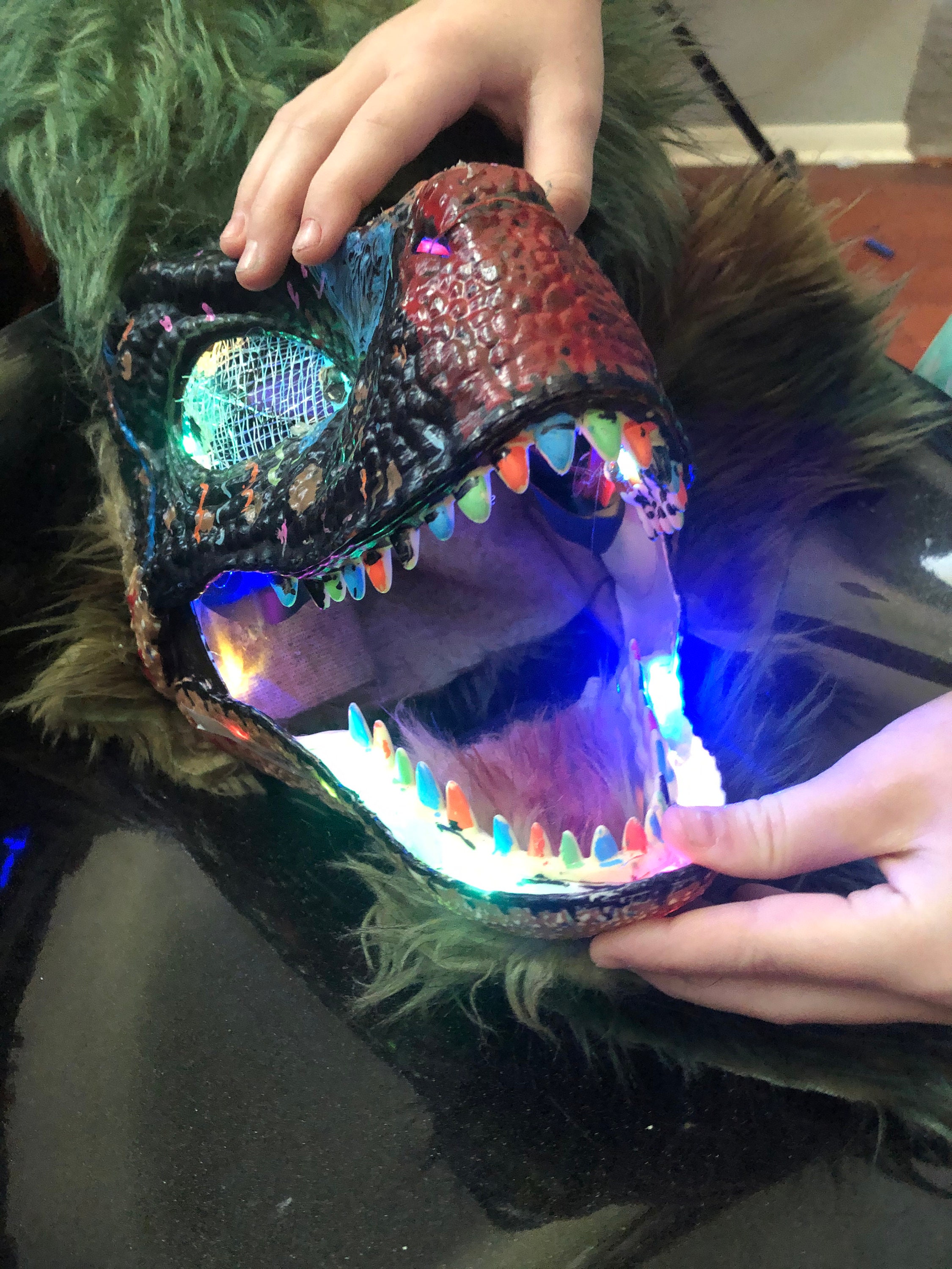 Custom Dino Mask | Etsy