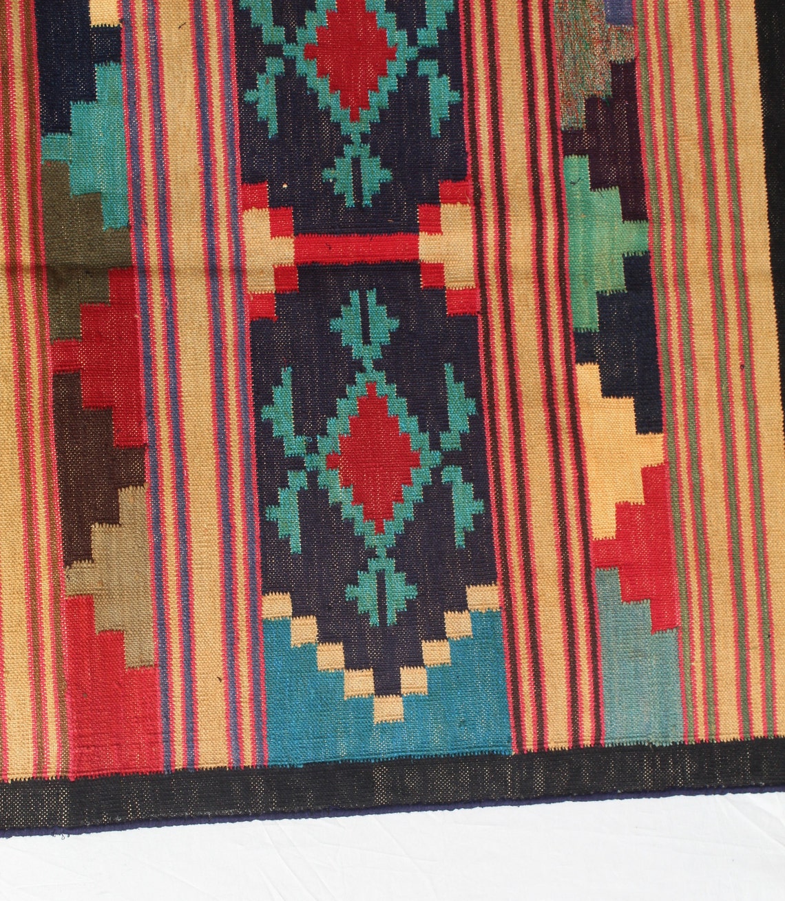 2.5x8 Cotton Hand Woven Runner Multiple Colour Washable Beautiful Rug ...
