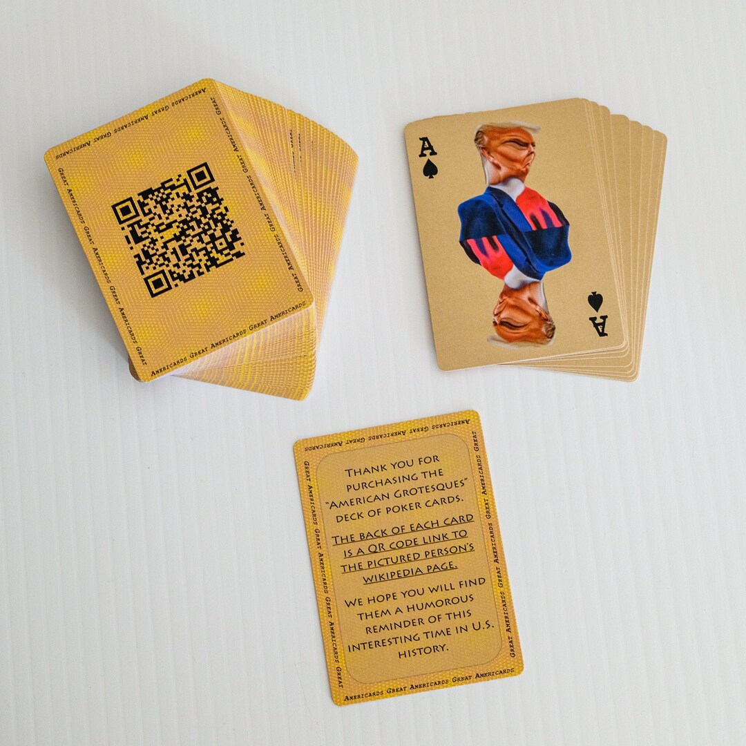 American Grotesque Playing Cards - Etsy