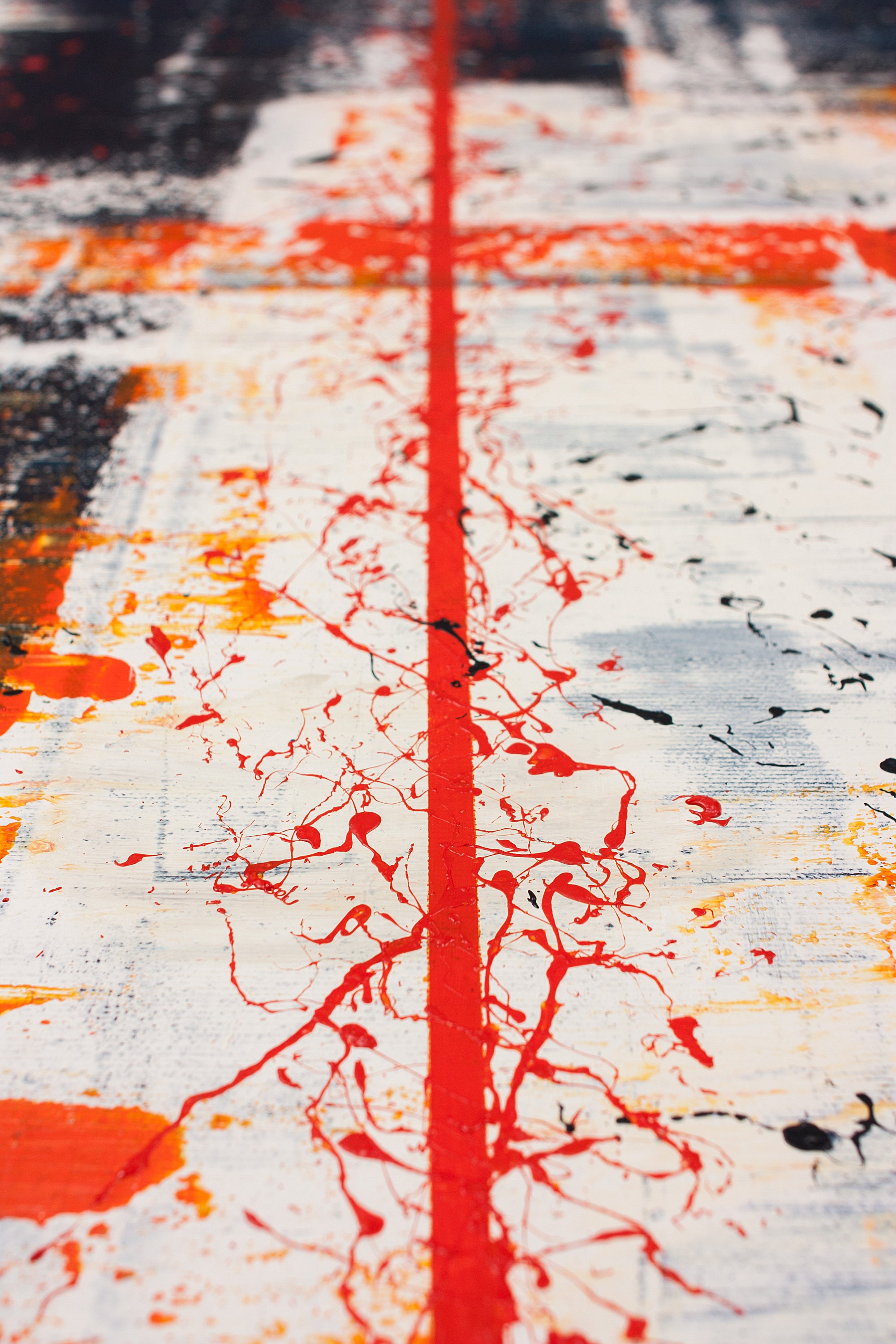 Transition-Transmission Abstract Art Wall Home Painting Original ...