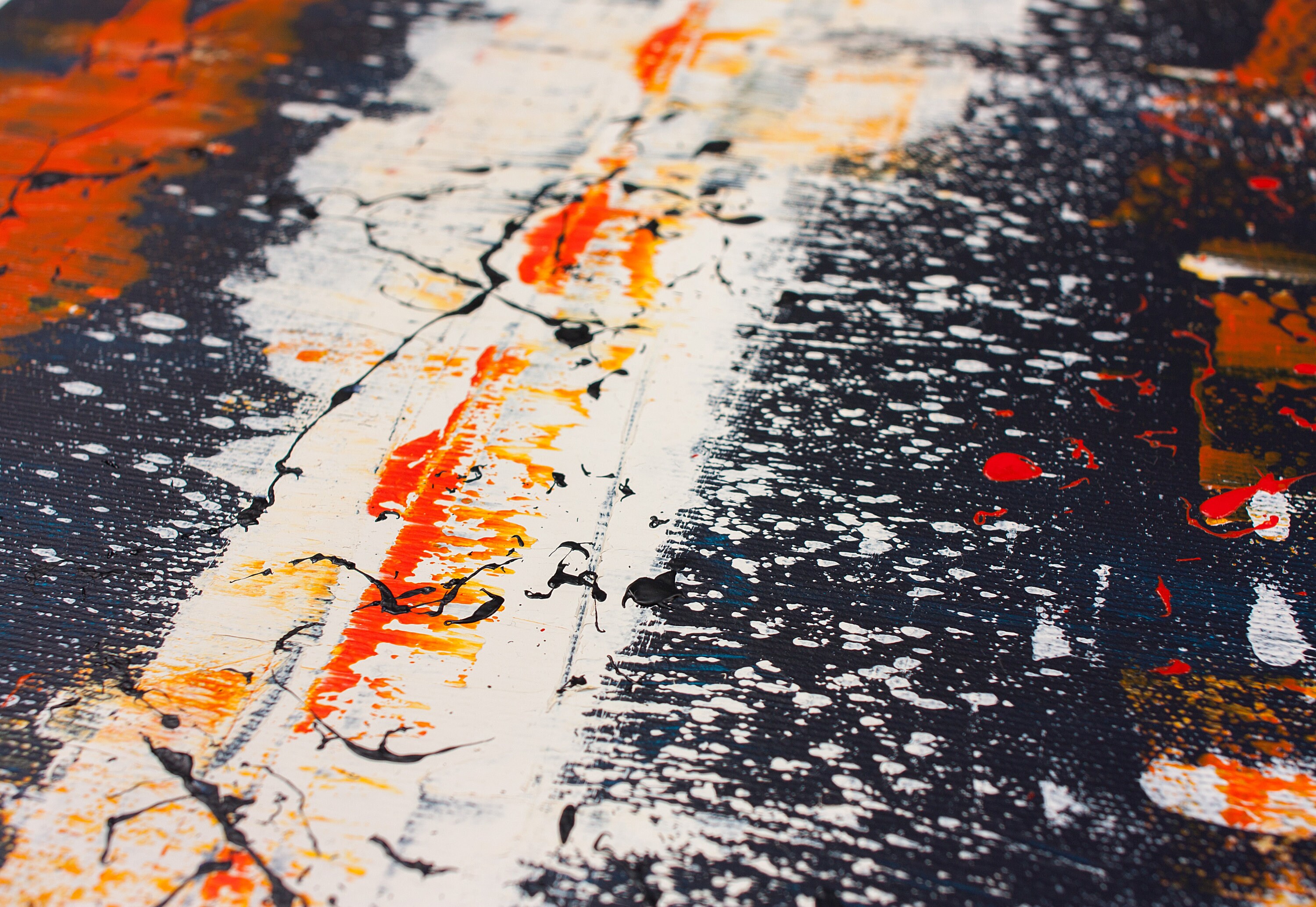 Transition-Transmission Abstract Art Wall Home Painting Original ...