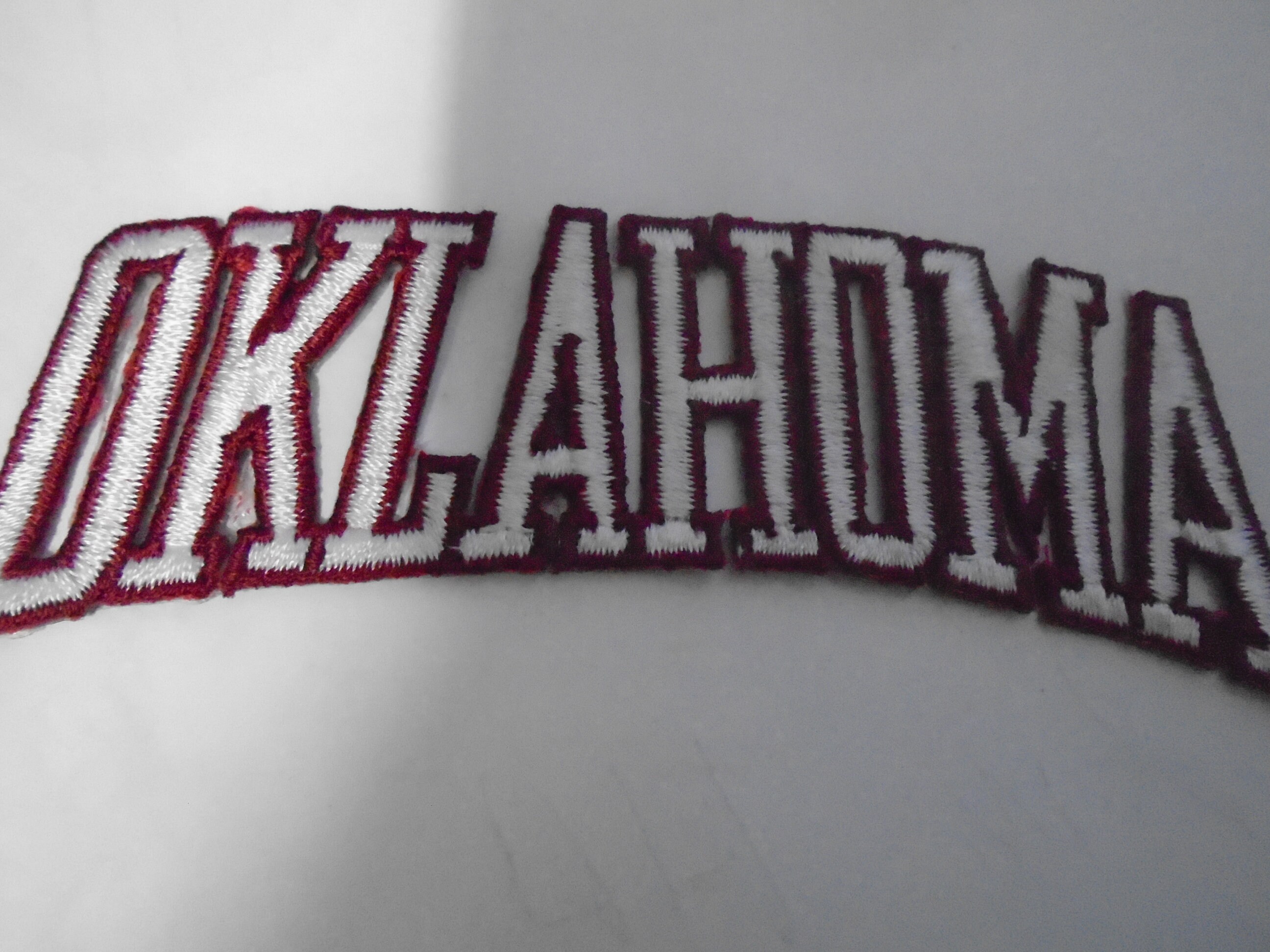 Sewing & Needlecraft Appliques & Patches Oklahoma Sooner Embroidered ...