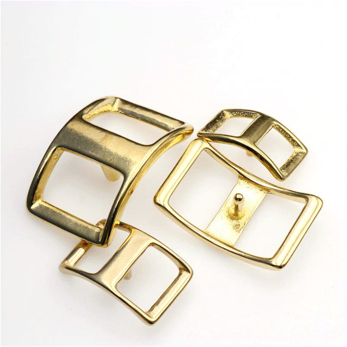 Brass Saddle Buckle Belt Buckle Solid Brass Handmade DIY | Etsy