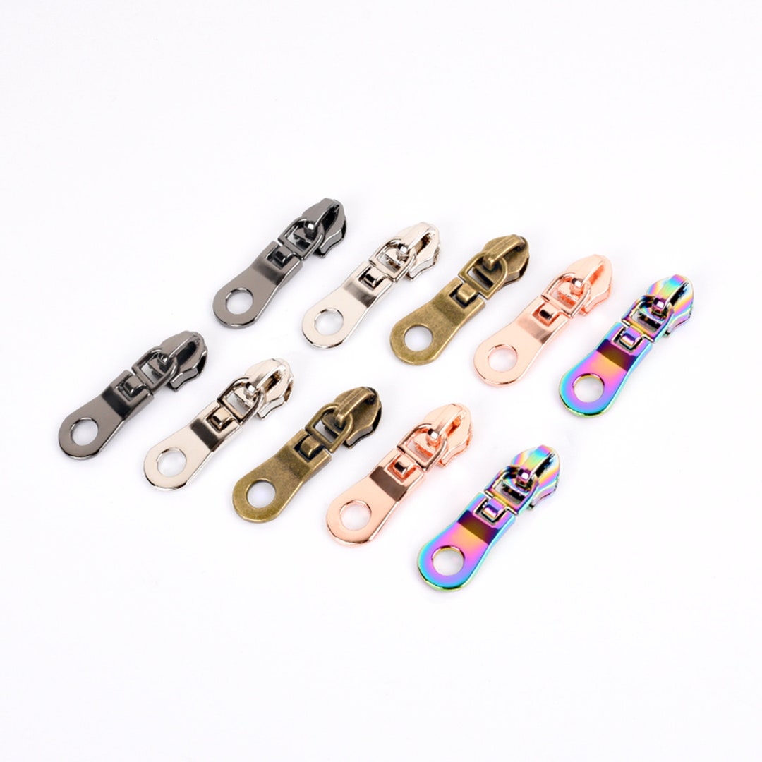 5x Zipper Puller With Different Color, 5 Zipper Puller Bag Parts ...