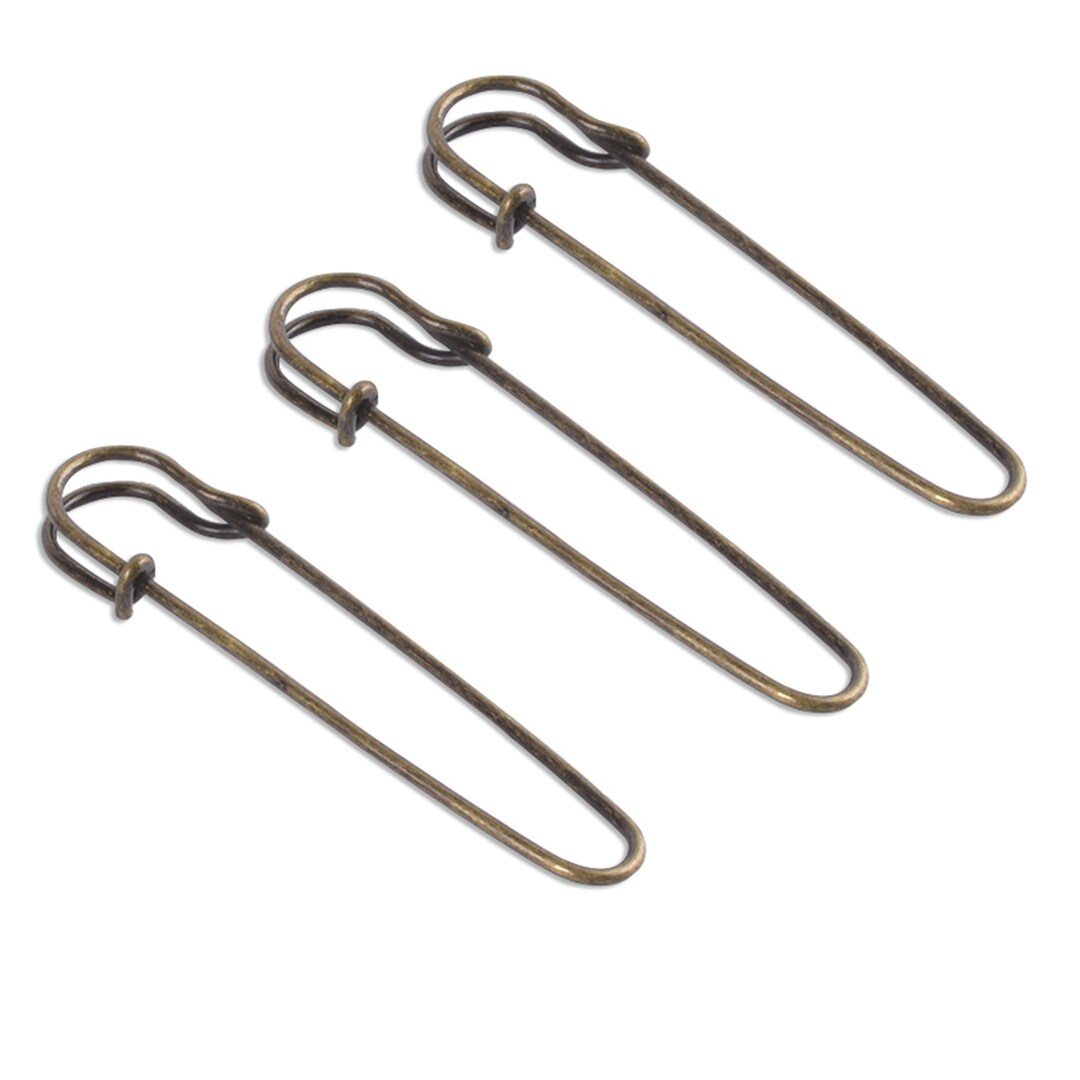 70mm Vintage Blank Safety Pin,brooch Pin - Etsy