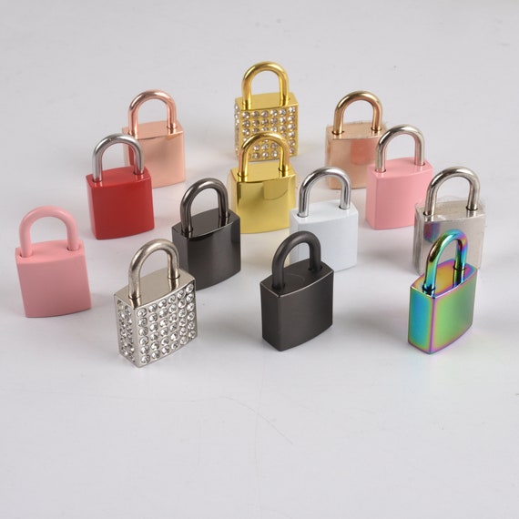 Mini Rectangle Shape Padlock Various Color Lock and Keys - Etsy