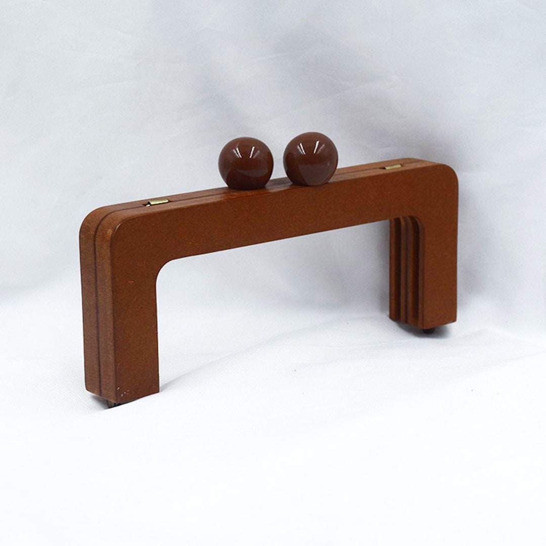 20cm Wooden Rectangle Purse Handbag Frame Wooden Purse Frame - Etsy