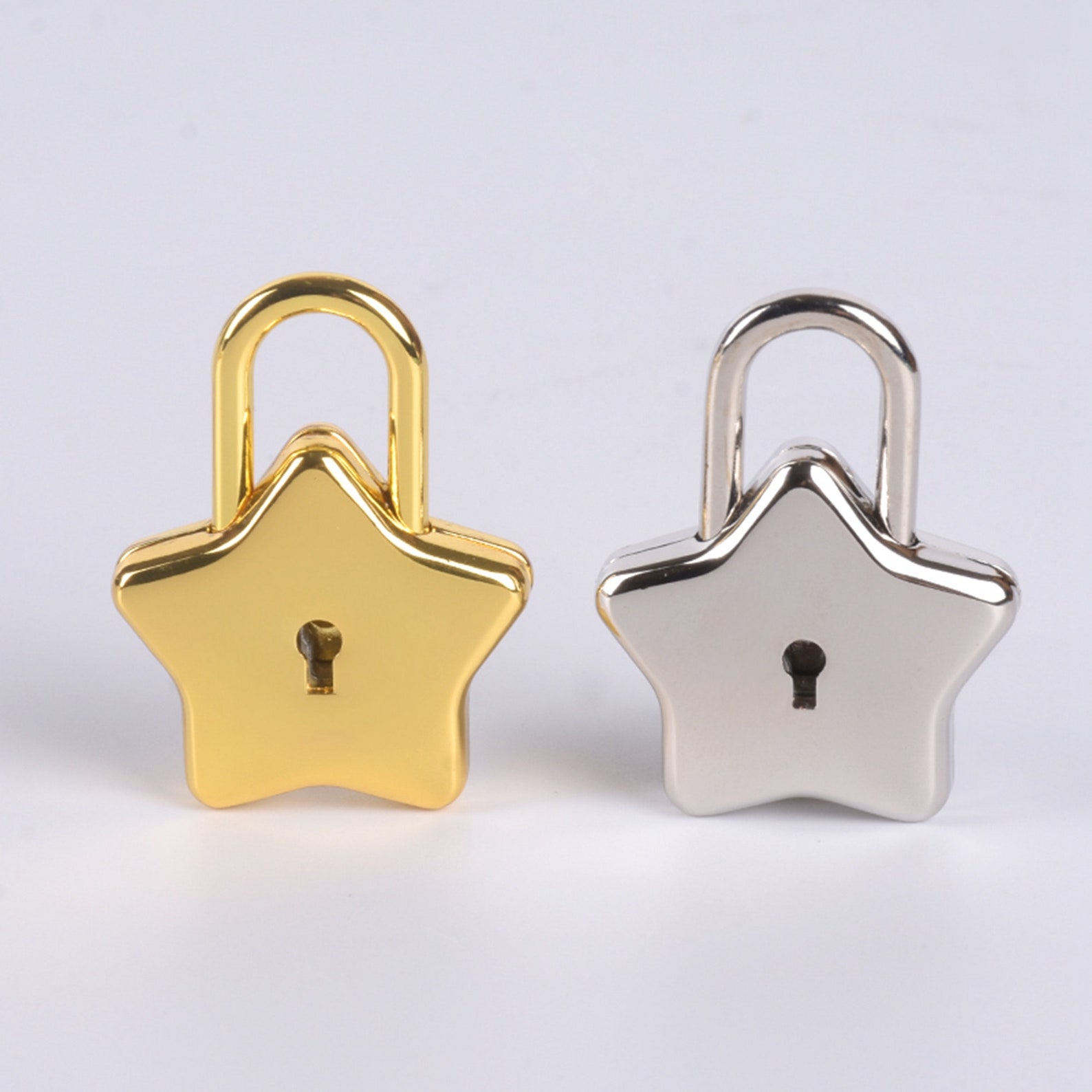 New Rainbow Color Star Shape Padlockcute Gold Padlock for - Etsy UK