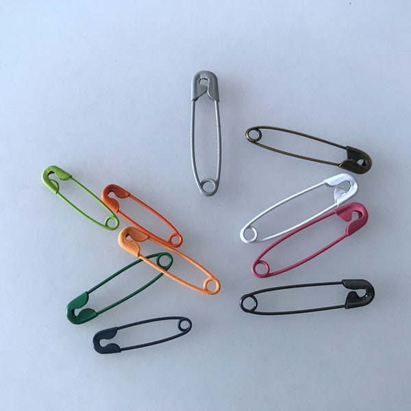 Colored Safety Pins - Etsy