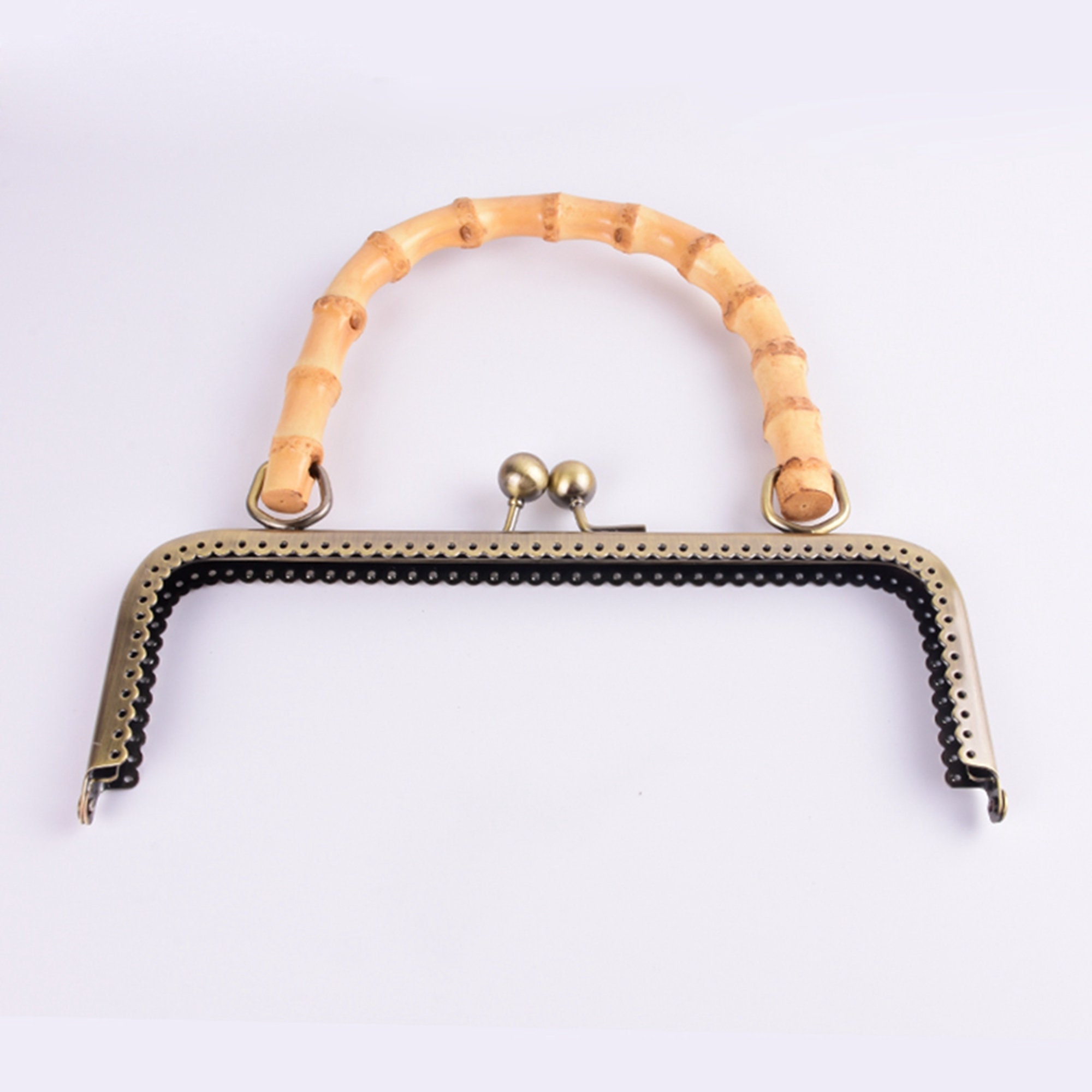 DIY Bamboo Metal Frame for Handbag Purse Metal Bamboo Handle | Etsy