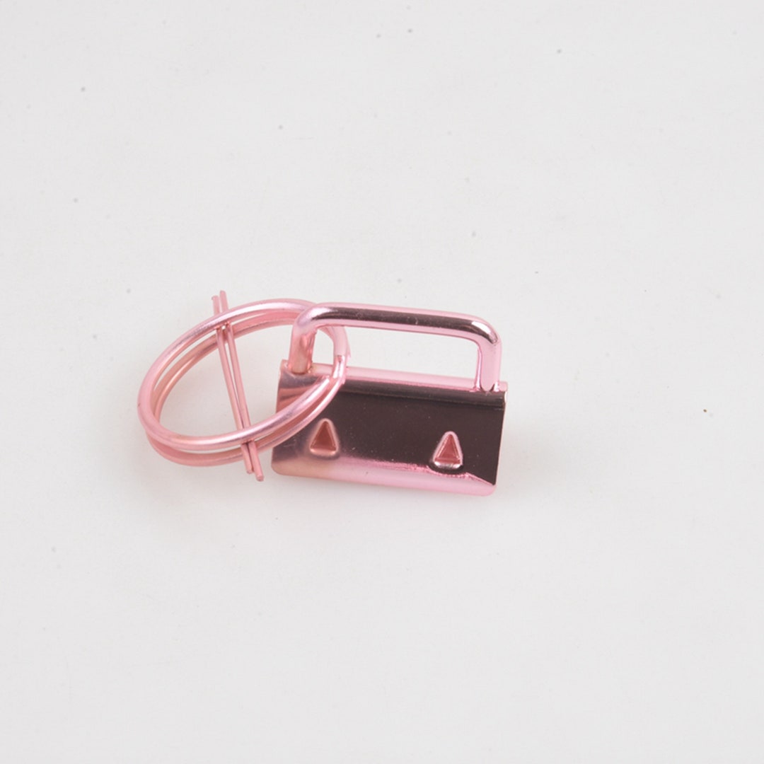 New 1 Inch Shiny Light Pink Key Fob Hardware - Etsy
