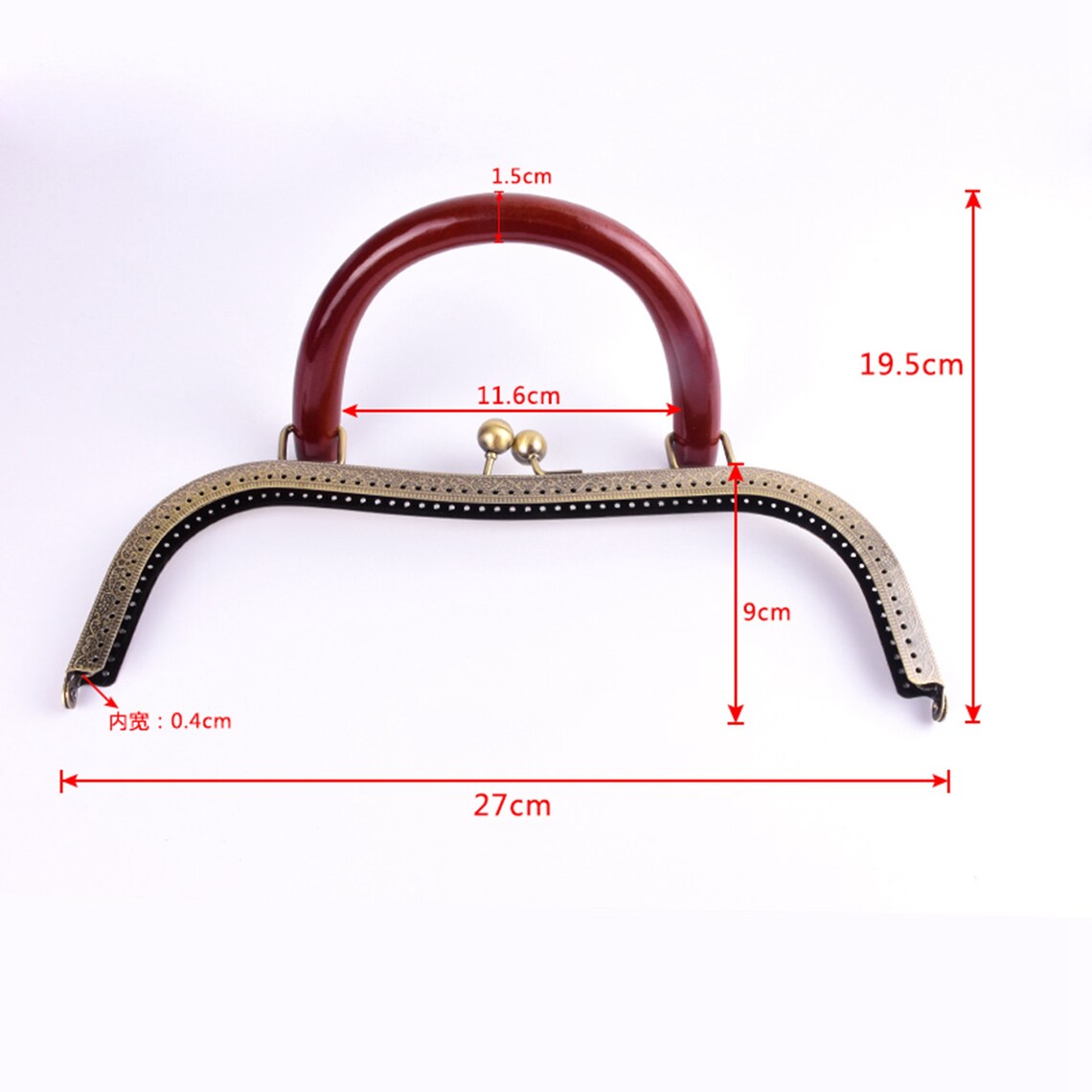 Retro Metal Purse Frame for DIY Purse Metal Bag Frame - Etsy