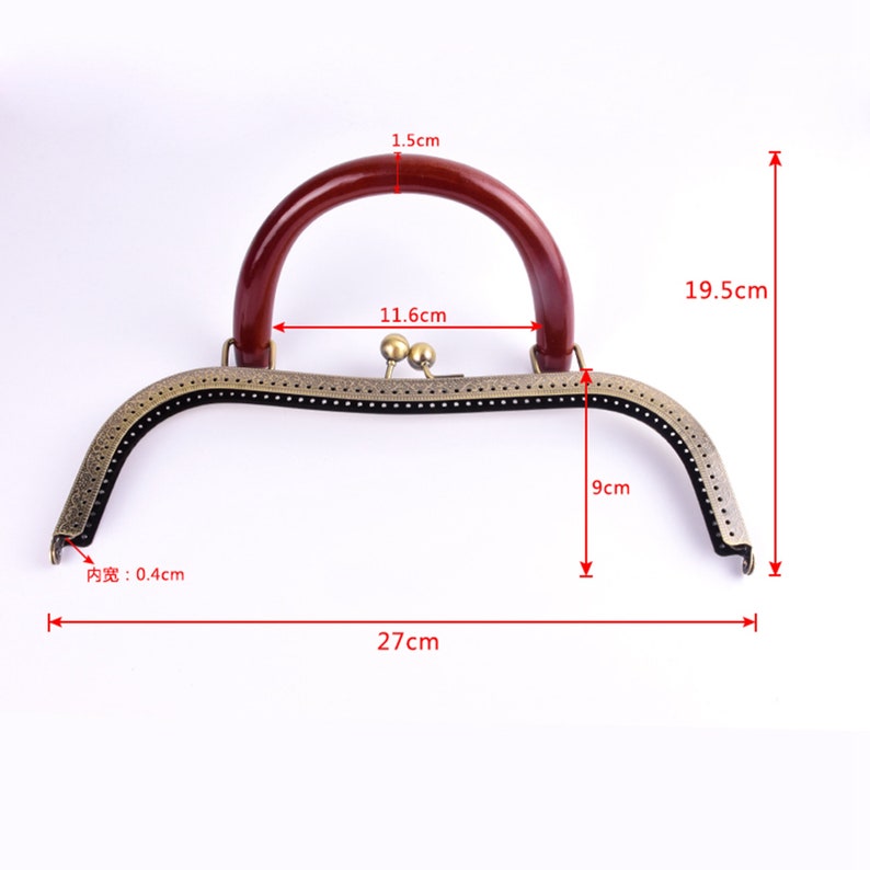 Retro Metal Purse Frame for DIY Purse Metal Bag Frame - Etsy