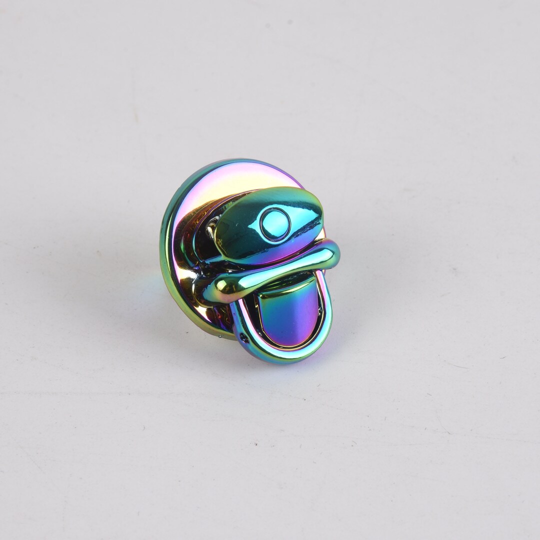 20x20mm Duck Lock Rainbow Color,metal Purse Lock - Etsy