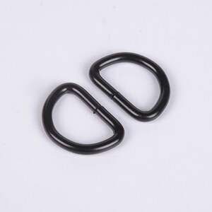 4pcs Black D Ring, Metal D Ring for Purse, Handbag - Etsy Singapore