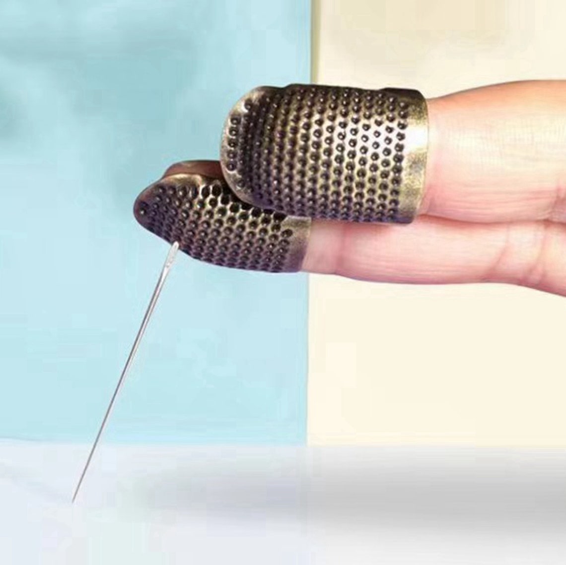 Various Size Retro Metal Finger Protector Thimble Ring - Etsy