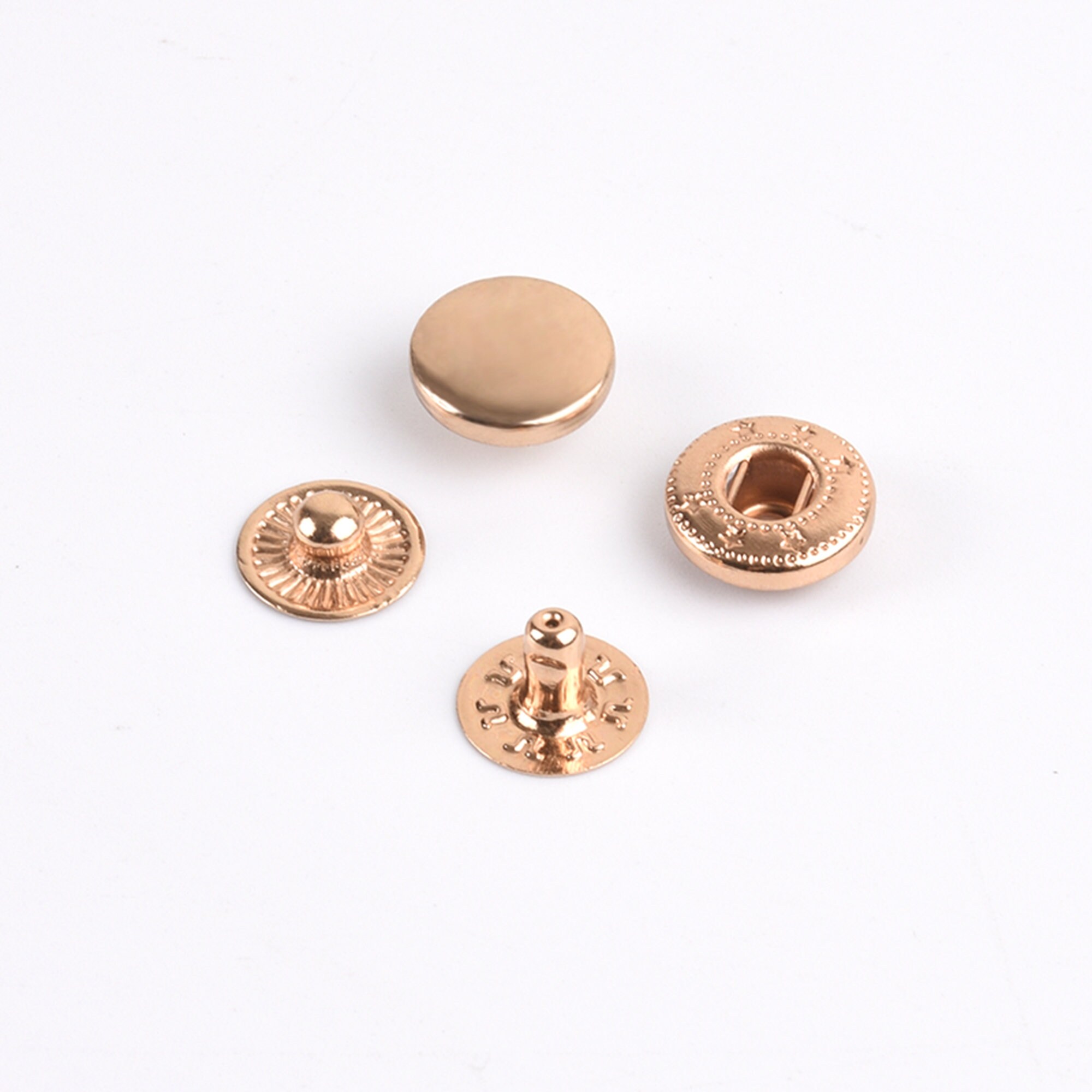 10mm Brass Snap Buttonmetal Press Studs Sewing Button Snap - Etsy