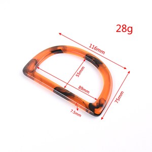 2pcs Resin D Shape Handle for DIY Handbag, D Shape Bags Handle - Etsy