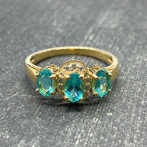 Apatite Ring - Etsy