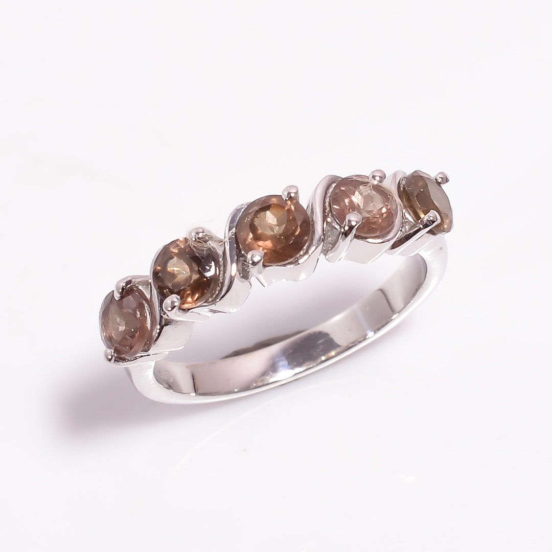 Color Change Garnet Ring 925 Silver Ring Natural Color Change Garnet ...