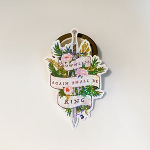 Narsil Holographic Vinyl Sticker Fantasy Aragorn Inspired Sword Elven ...